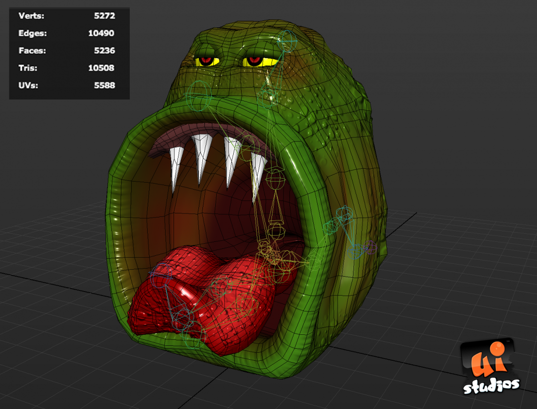 Muncher - Alien Worm - UIStudios.com