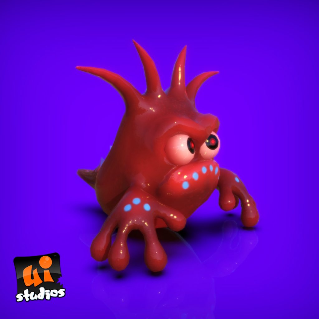 Flying Alien Monster - UIStudios.com