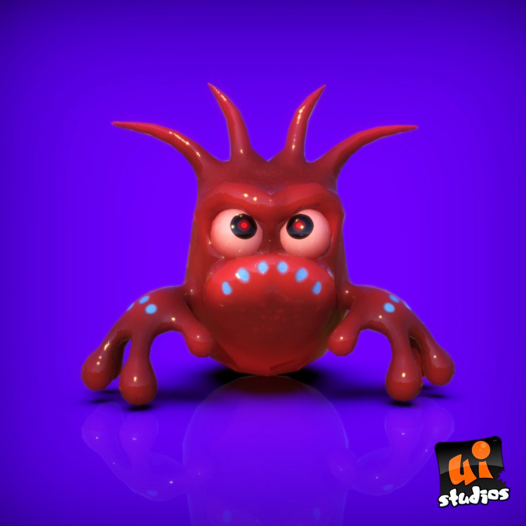 Flying Alien Monster - UIStudios.com